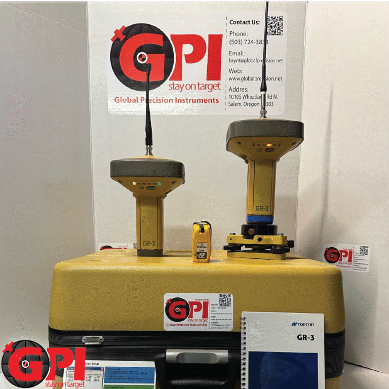 Pre-Owned Topcon GR3 GPS/GLONASS Base & Rover Kit – GPI